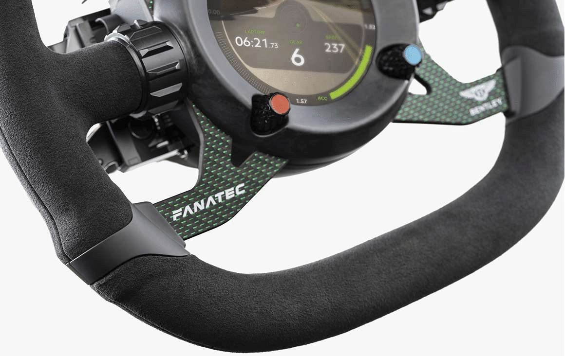 Fanatec Podium Bentley GT3 | Timón + QR2 Pro - Kerb Sim Racing